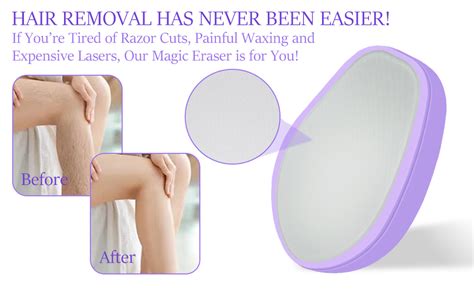 UQQU Crystal Hair Eraser for Hair Removal, Crystal Hair Remover for Men ...