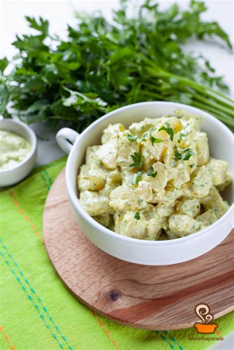 Como Fazer Salada De Batata Com Maionese Verde