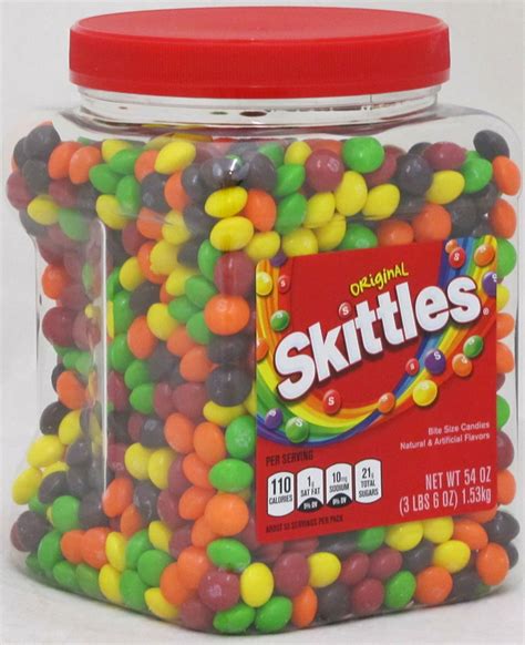 Skittles Original Fruit Candy 54 Oz Tub Bulk Vending Candies Over 3 Lbs