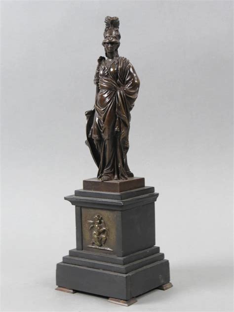 Frederick Auguste Bartholdi Neo Classical Bronze Sculpture Of Minerva Auction