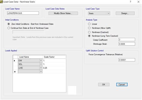 Checking Long Term Deflection Ltd Using Csi Safe Civil Engineering