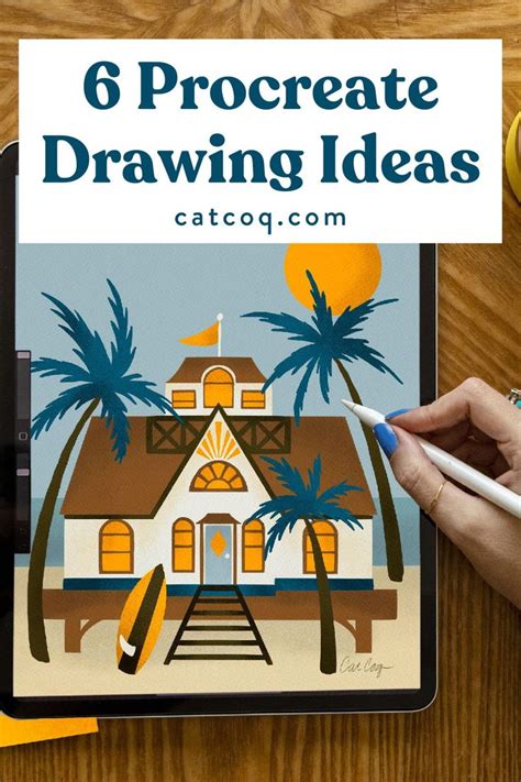 Six Procreate Drawing Ideas — CatCoq | Procreate tutorial, Procreate ipad art, Procreate ipad