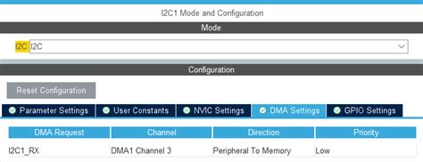 Failed To Use I2c Dma For Stm32f072 Stmicroelectronics Community