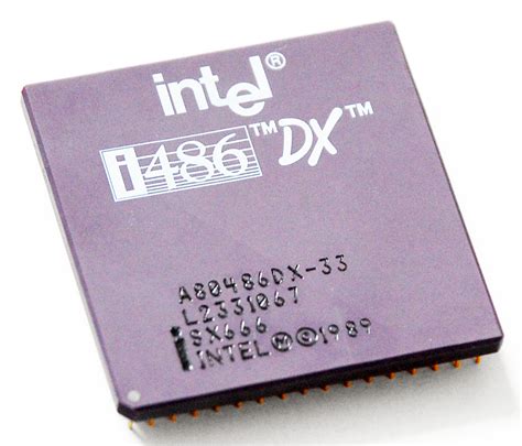 Intel 80486 Cpu Museum Museum Of Microprocessors And Die Photography