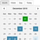 AngularJs Calendar Plugins July