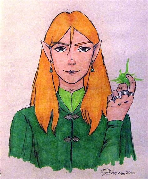 Рисунки эльфа легкие 26 фото