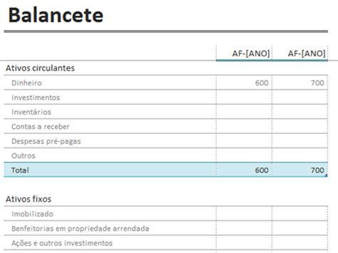 Balancete Office Templates