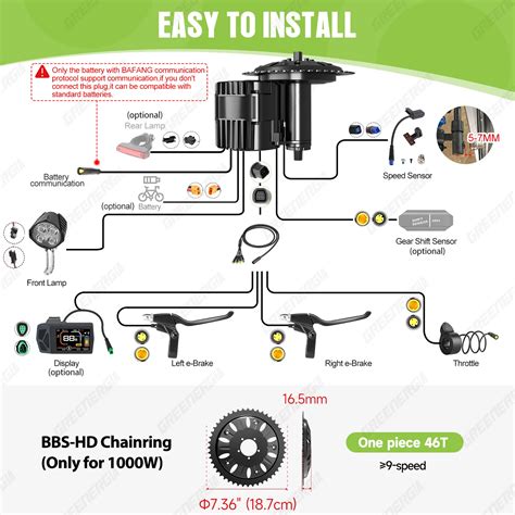 Bafang Bbshd Ebike Conversion Kit User Manual
