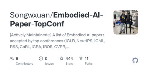 Github Songwxuanembodied Ai Paper Topconf Actively Maintained🔥 A List Of Embodied Ai