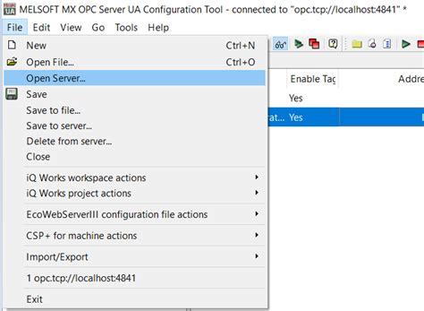 This Document Describes Connecting Mx Opc Ua Server With Mitsubishi Plc