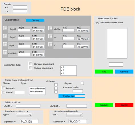 PDE 1D PDE Block
