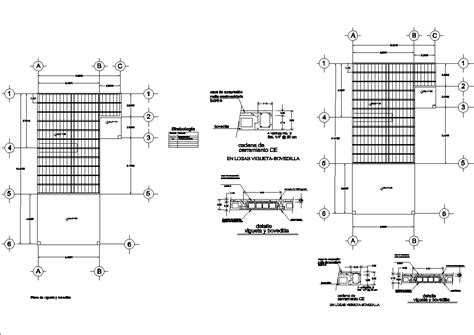 Losa De Vigueta Y Bovedilla En Autocad Cad 10623 Kb Bibliocad