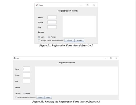 Solved Write The GUI Of A Java Application That Displays A Chegg Com