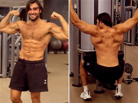 Sam Asghari Shows Off Sculpted Bod During Shirtless Stroll In Miami