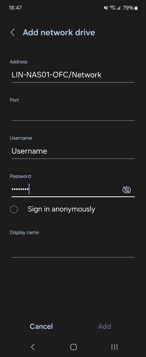 access smb share via samsung file explorer r openmediavault