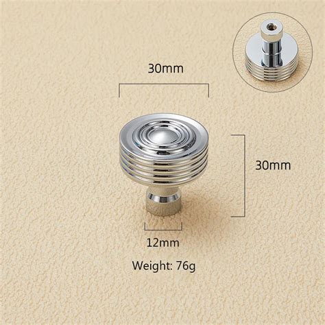 Cabinet Door Knobs 6324 Solid Brass