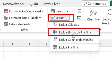 como excluir linhas em branco no excel ninja do excel