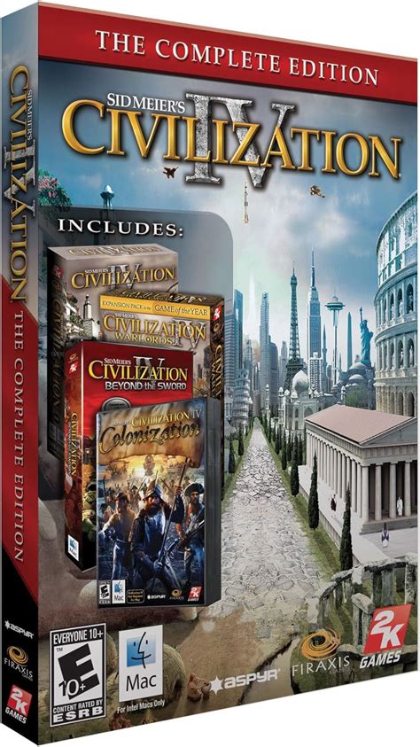 Civilization IV - Complete Edition (Mac DVD) : Amazon.co.uk: PC & Video ...