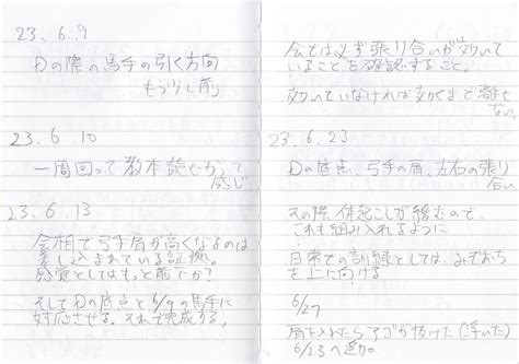 『一周回って教本』弓道練習メモ 230610 サンカクユミ（三角弓） －考える弓道－
