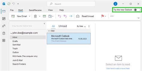 Identify Outlook Version And Test New Outlook For Windows Ionos Help