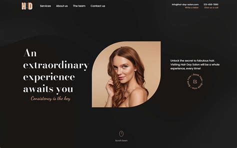 github stathis renieris project meta hair day salon html css js
