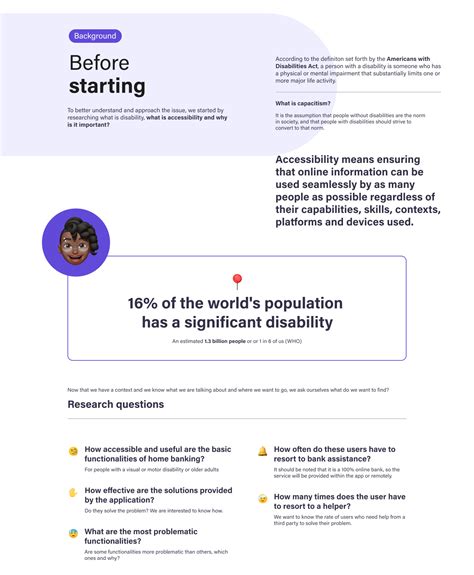 Ux Research Accesibility And Homebanking On Behance