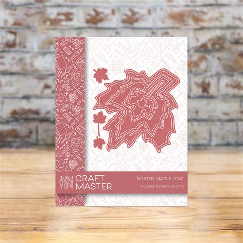 Craft Master Nested Maple Leaf Die Set Highlight Crafts