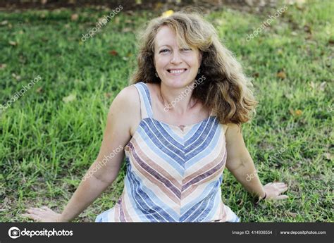 Outdoor Portrait Beautiful Years Old Woman Stock Photo Dubova