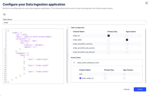 Using The Standard Data Ingestion API