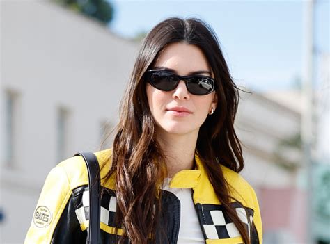 Kendall Jenner Goes Wild In Purple Leopard Lingerie Matching Gloves Footwear News