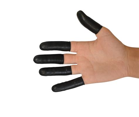 Black Finger Cots Esd Shop