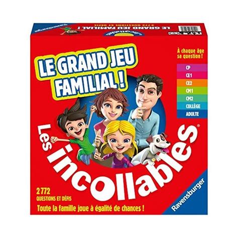 Ravensburger Le Grand Jeu Familial Des Incollables Jeu De Quiz