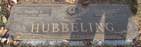 David Lavern Hubbeling 1958 1987 Find A Grave Memorial