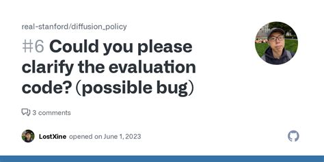 Could You Please Clarify The Evaluation Code Possible Bug · Issue 6 · Real Stanford