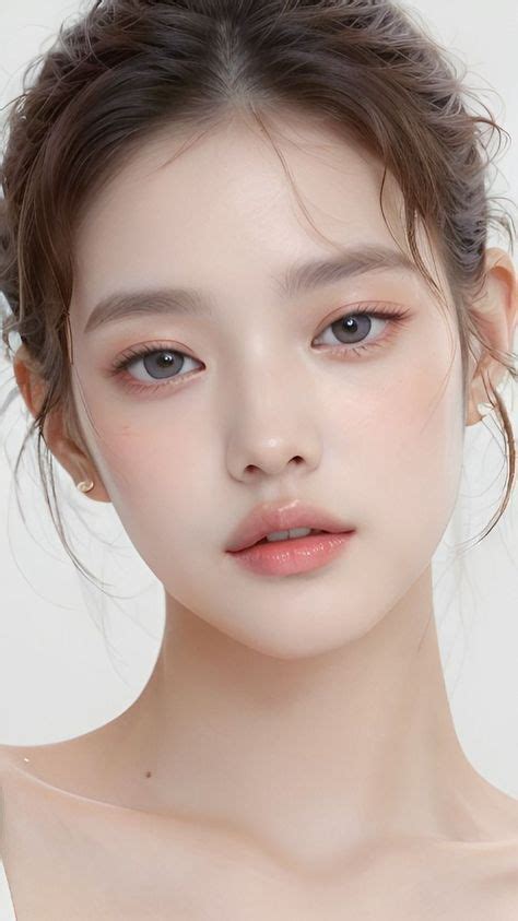Pin By Monika On Cutest Korean Makeup Bridal Makeup Makeup Nude Makeup