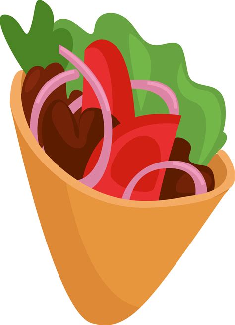 Delicious Burito Illustration Vector On A White Background 13791811 Vector Art At Vecteezy