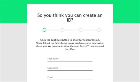 A Simple Form With Floating Labels And An Animated Progress Bar Progress Bar Progress