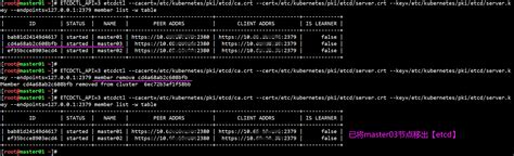 【kubernetes】k8s删除master节点后重新加入集群master节点重新加入集群 Csdn博客