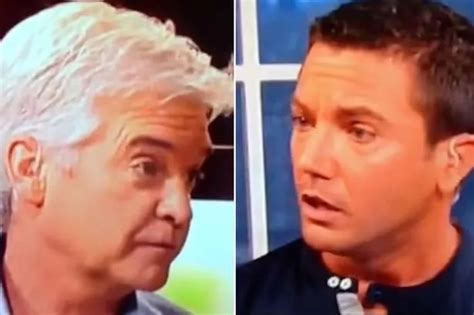 Awkward Moment Angry Phillip Schofield Scolds Gino Dacampo After
