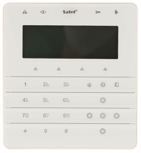 SENSORIC KEYPAD FOR ALARM CONTROL PANEL INT KSG W SATEL Keypads With Alphanumeric Display Delta