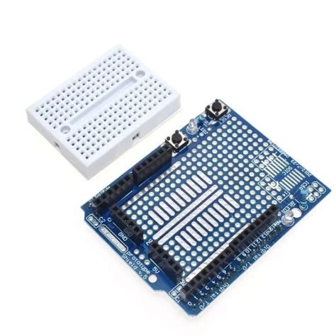 아두이노 프로토 확장 실드 브레드 보드 Uno Proto Shield Prototype Expansion Board With Bread Board 일렉솔루션