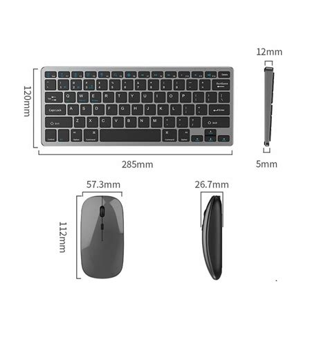 Dual Mode Rechargeable Wireless Keyboard Silent Slim Bluetooth And 2 4ghz With Usb Receiver