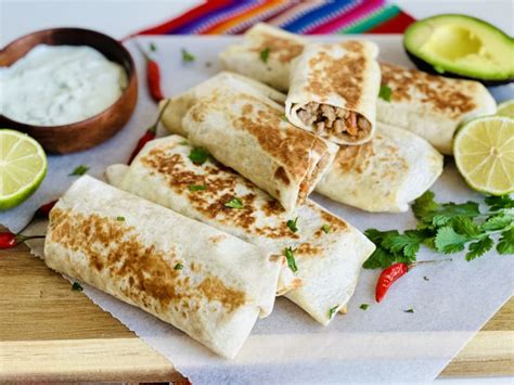 Wraps Crujientes De Carne Y Verduras Receta Ekilu