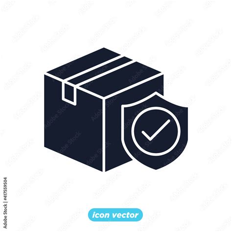 Safe Packaging Icon Delivery Shipping Symbol Template For Graphic And