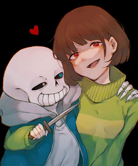 Sans And Chara Undertale Drawn By Takekinoko Danbooru