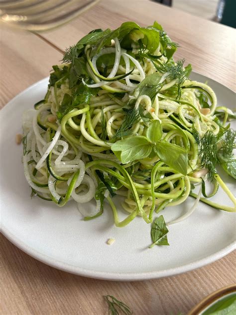 Zucchini And Radish Noodle Salad