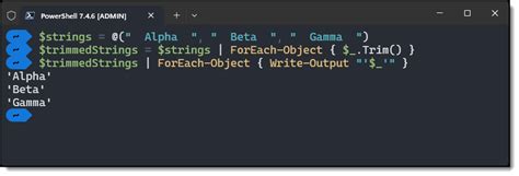 Mastering The PowerShell Trim Method