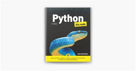 ‎python Pour Les Nuls 3e Ed By John Paul Mueller On Apple Books