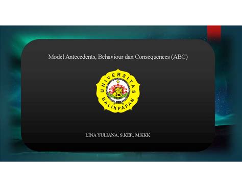 Teori Abc Model Antecedents Behaviour Dan Consequences Dalam