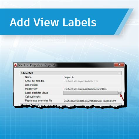 Implementing Sheet Sets For Maximum Efficiency Add View Labels In Autocad Autocad Blog Autodesk